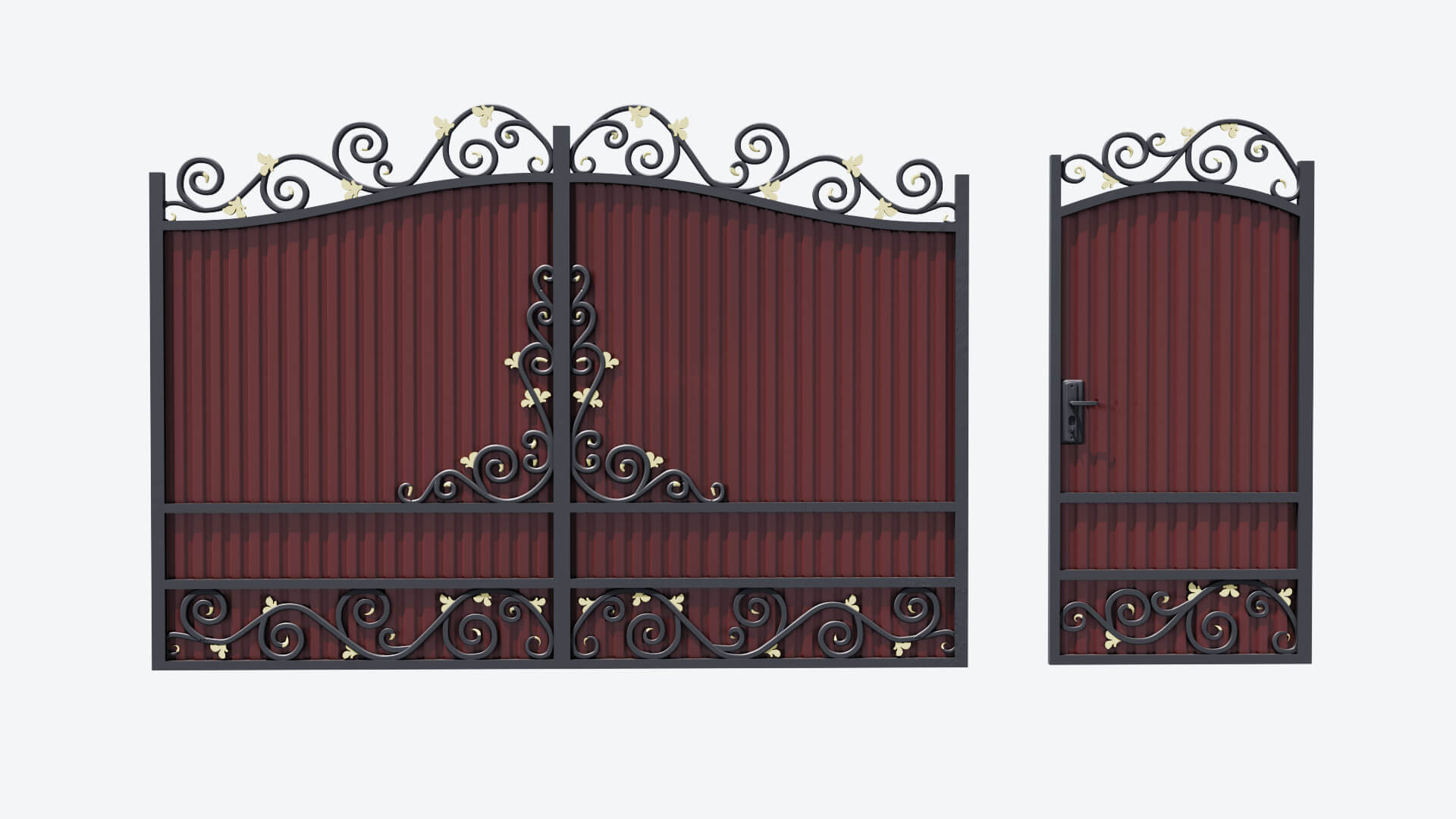 Gates Vintage Gates - 3D Model by Gedeon