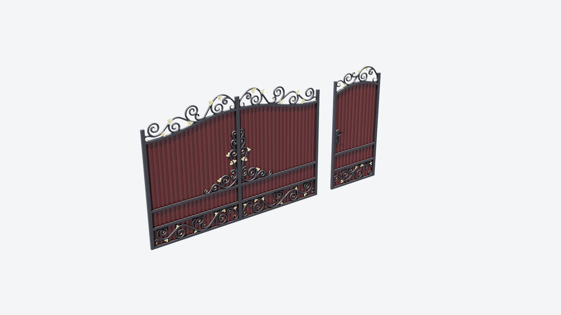 Gates Vintage Gates - 3D Model by Gedeon