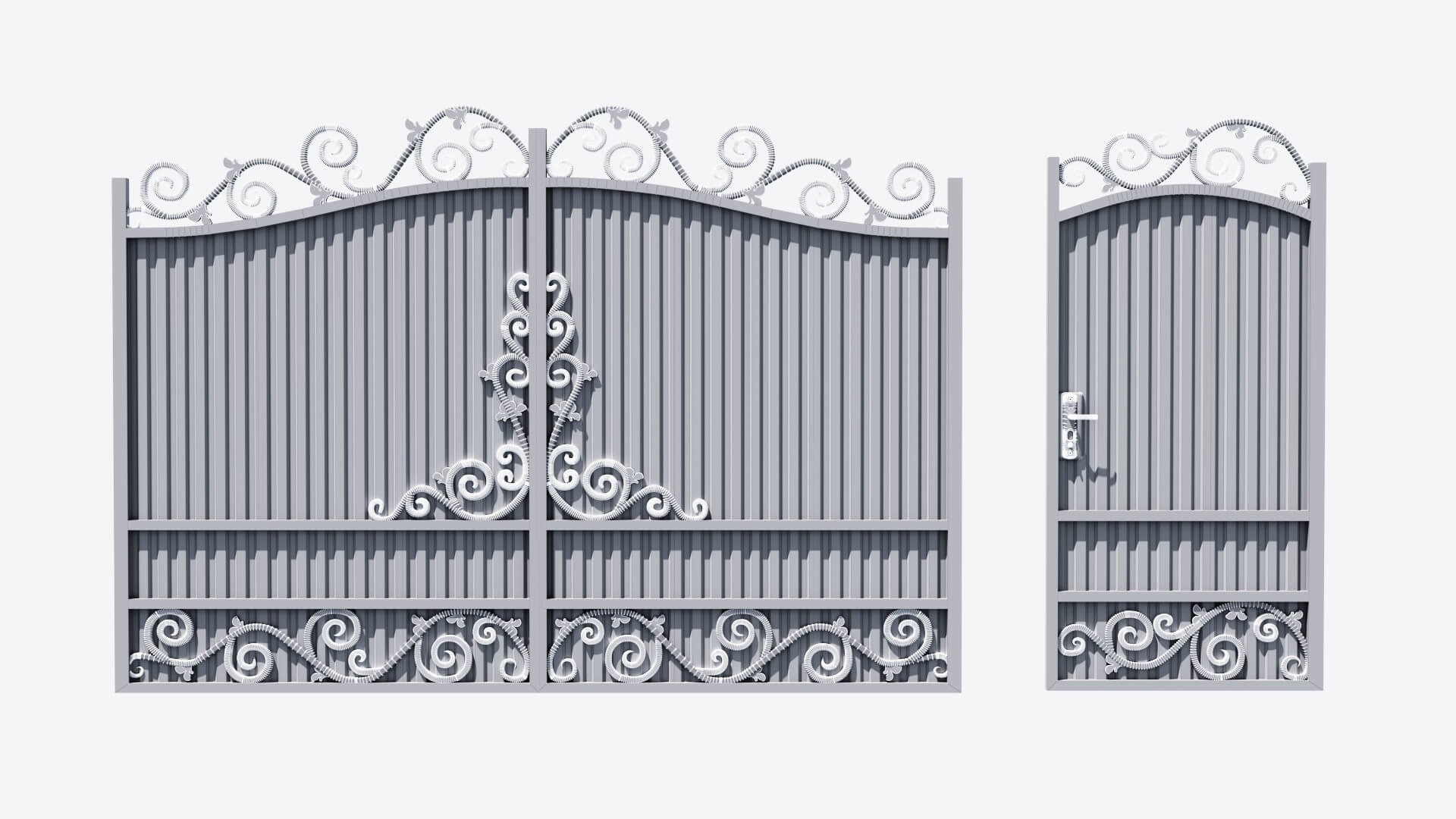 Gates Vintage Gates - 3D Model by Gedeon