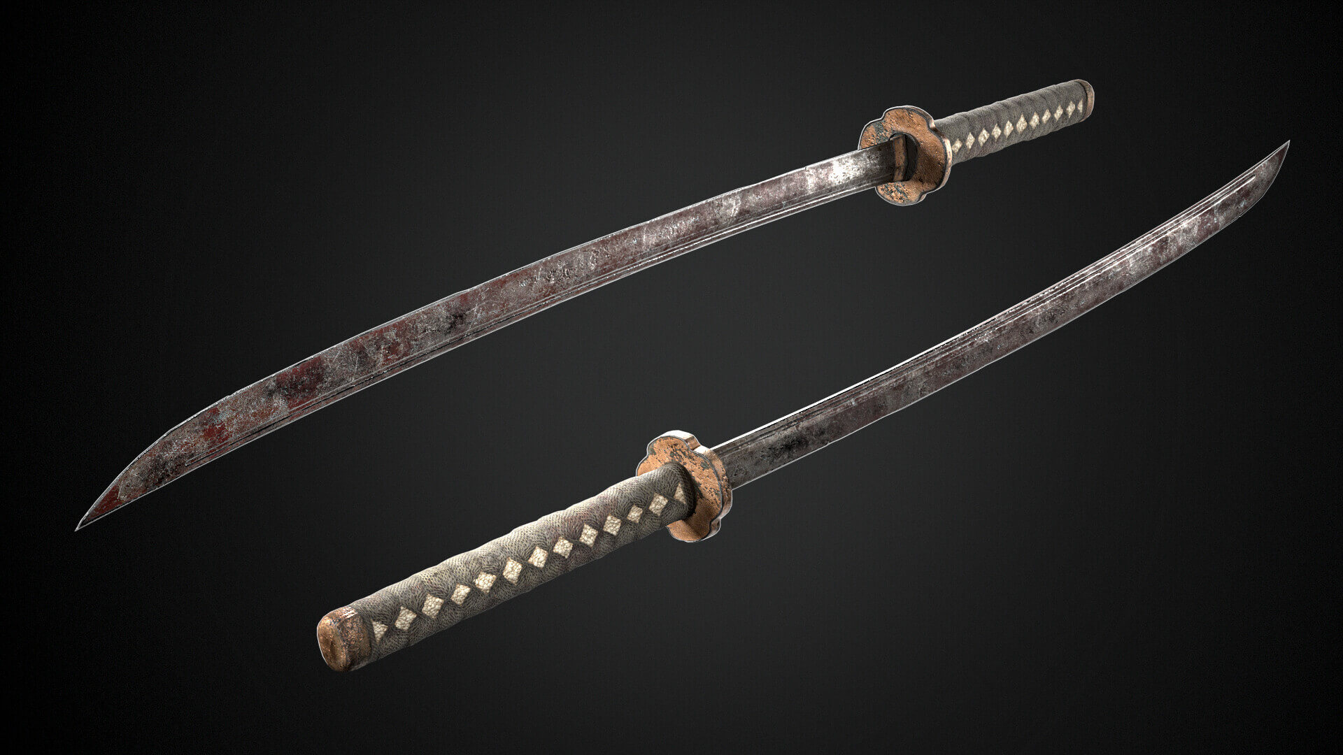 Undead Ronin 3D Render, Digital Art by GenaSabrodil