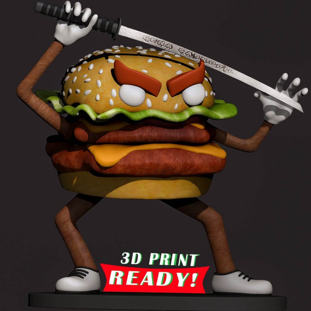 3d Printed Burger