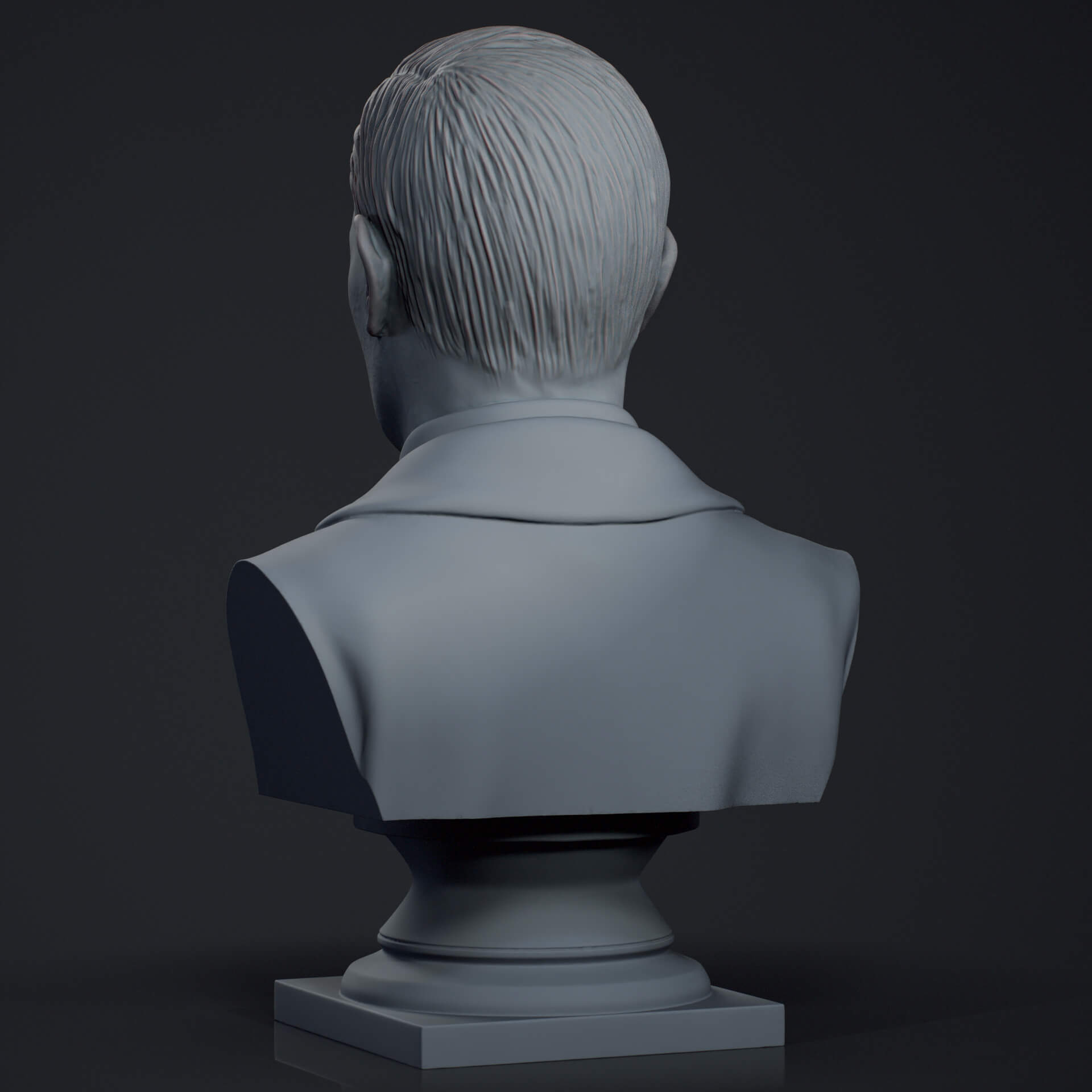 Vladimir Vladimirovich Putin - Bust 3D Model by GenaSabrodil