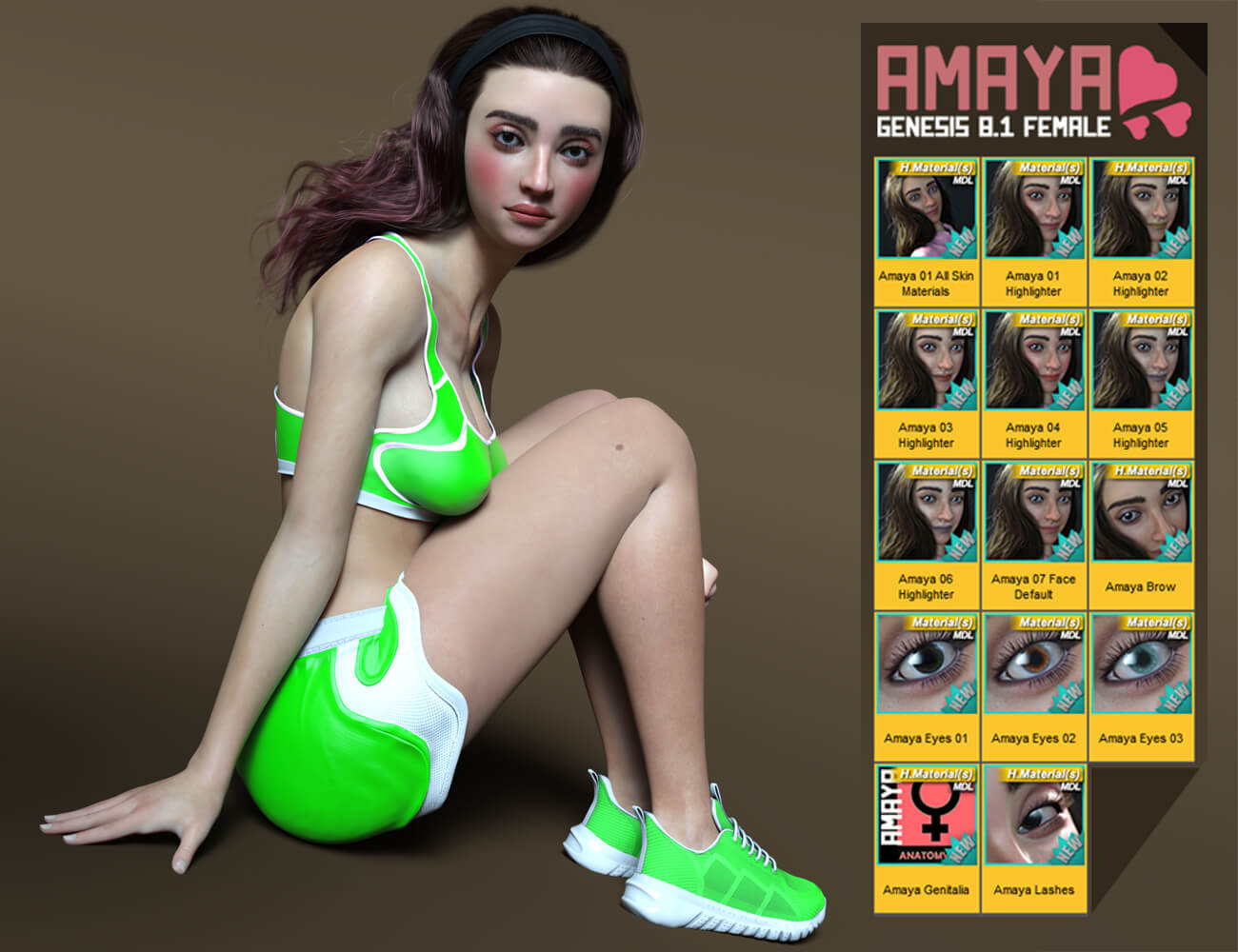 Amaya for Genesis 8.1 Female(s) - Daz Content by gendragon3d