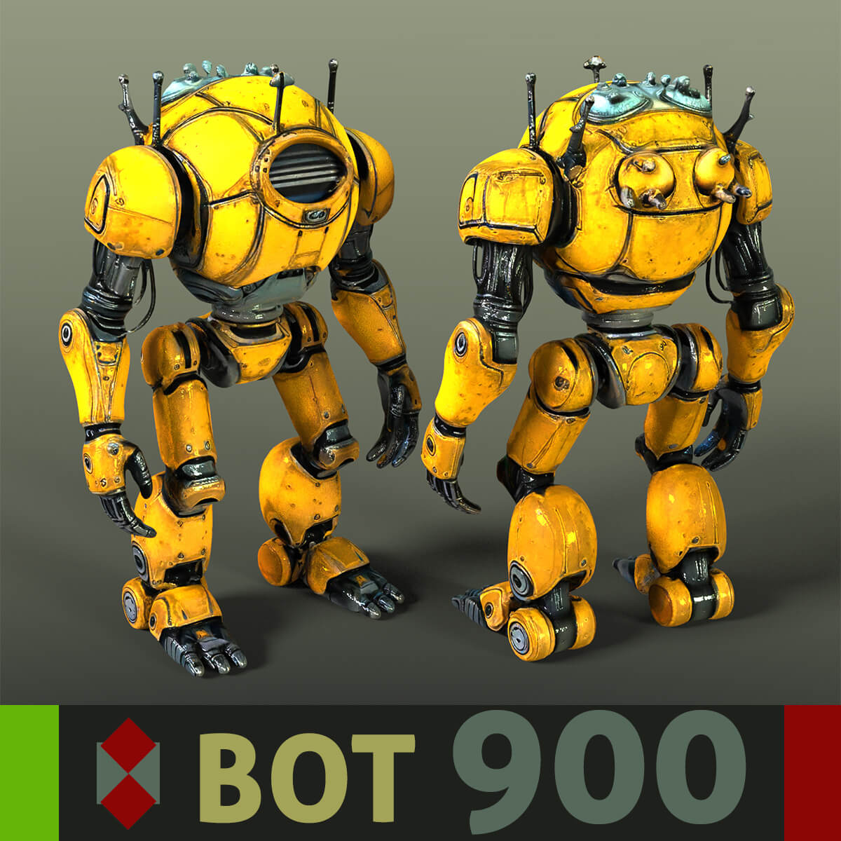Bot 900 Freebie - Free Daz Content by gendragon3d