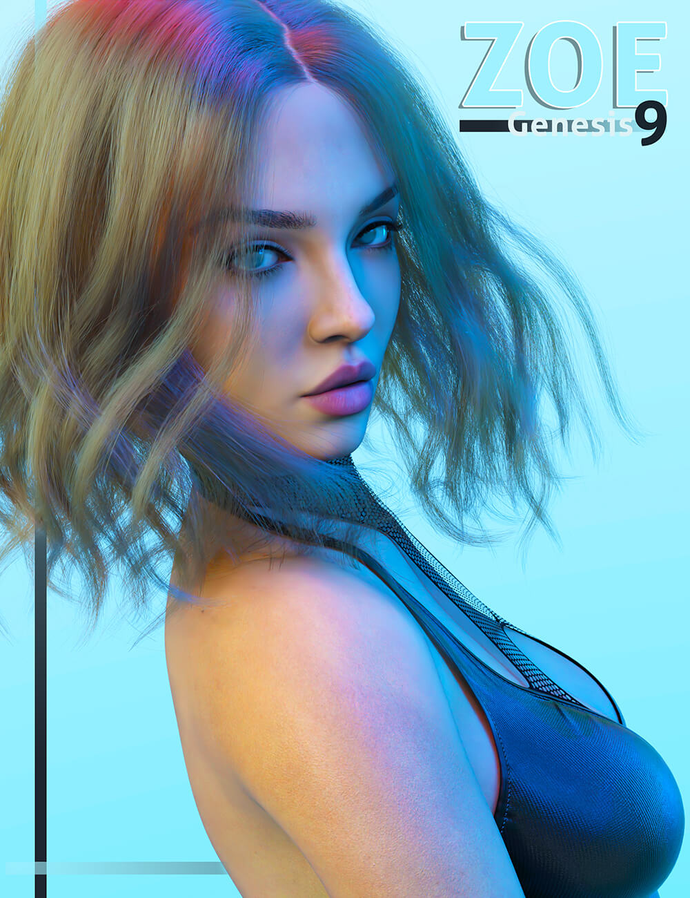 G3D Zoe for Genesis 9 - Daz Content by gendragon3d