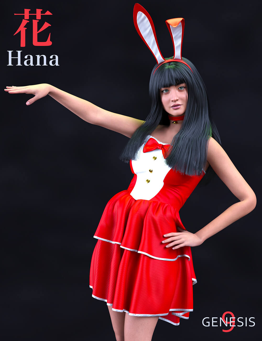 Hana for Genesis 9 40% Off Limited-Time Deal 3D Render