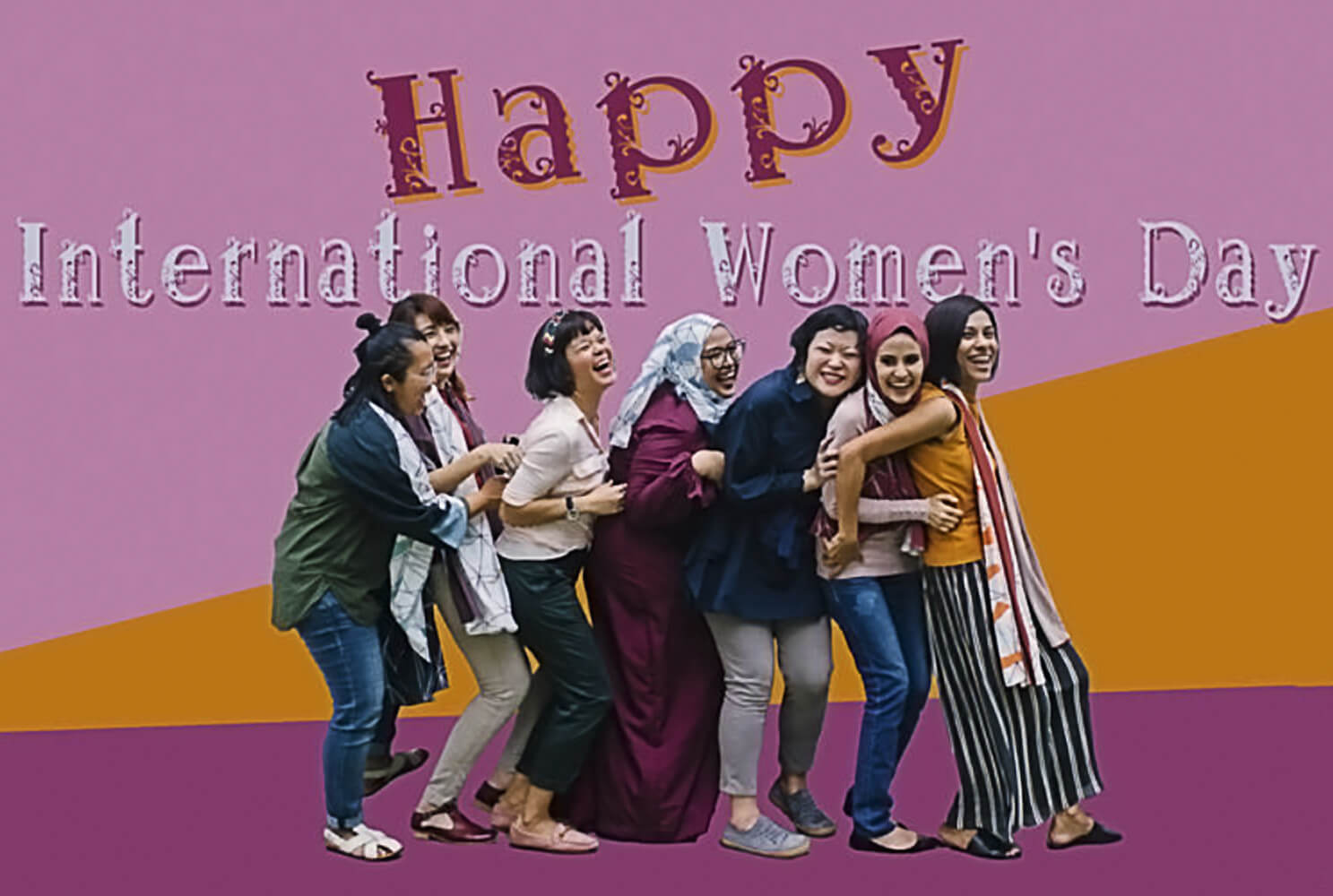 Happy International Women's Day 3D Render by gendragon3d