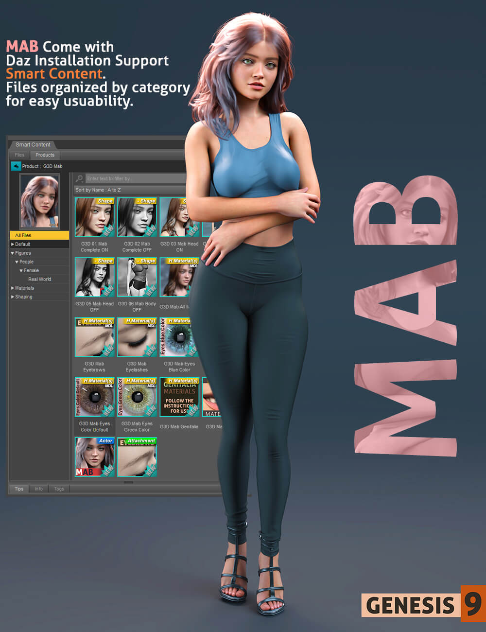 Mab For Genesis 9 - Buy Now! 3D Render by gendragon3d