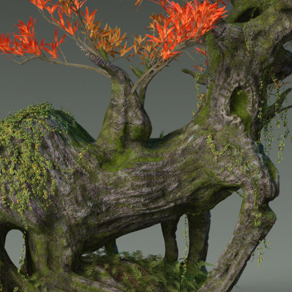 Valley Trees 3D Render | RenderHub Gallery