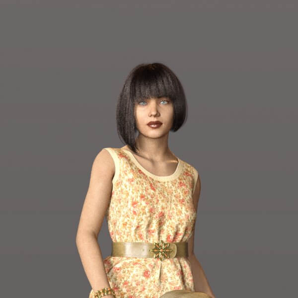 Tamika 3D Render, Digital Art by gendragon3d