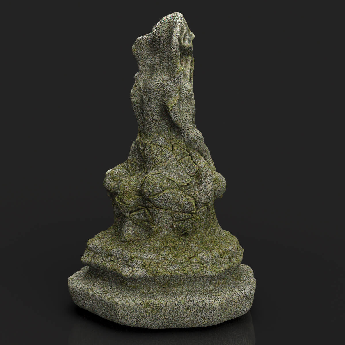 Stranger Statue - Freebie 3D Render, Digital Art by gendragon3d