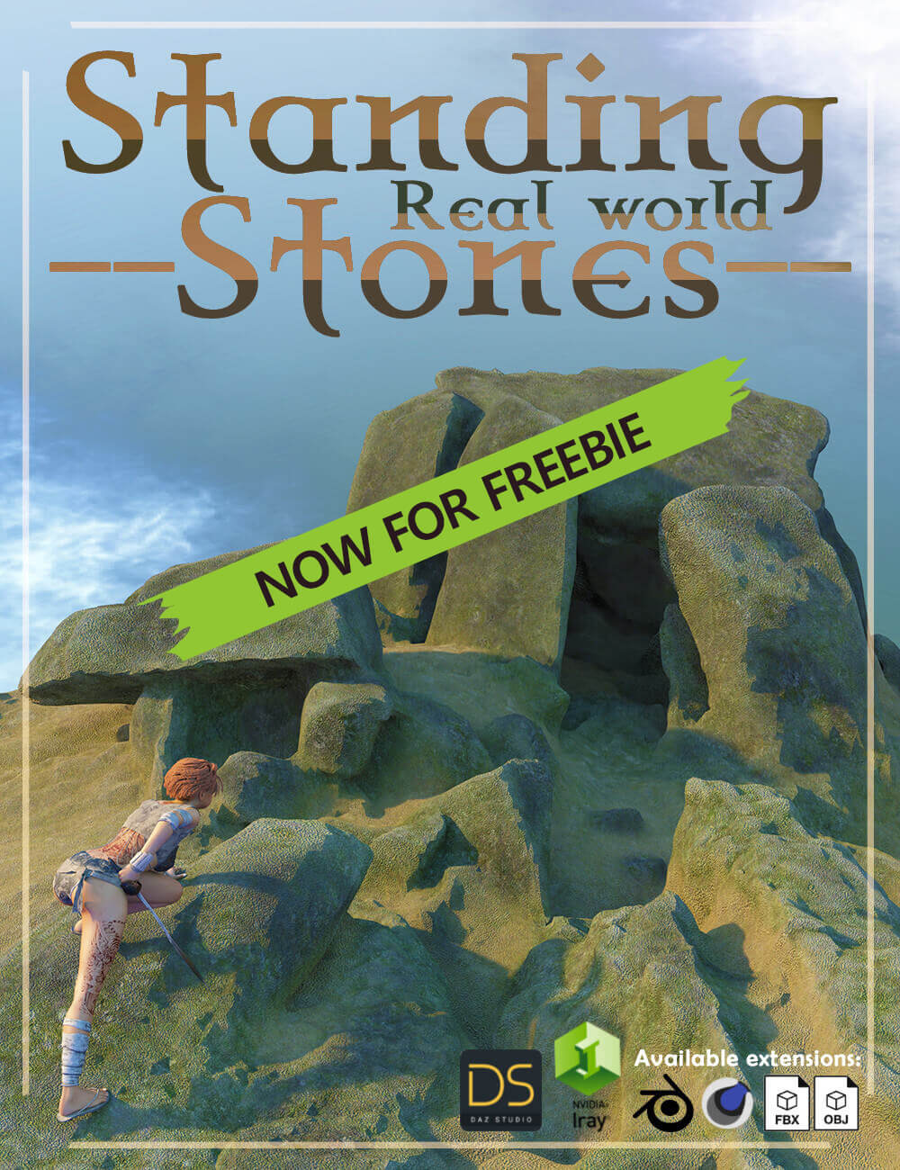 Standing Stones - Daz Content by gendragon3d