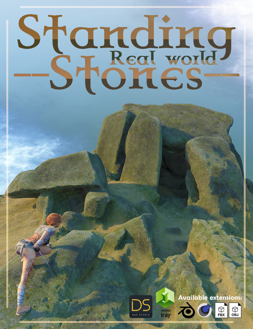 Standing Stones - Daz Content by gendragon3d