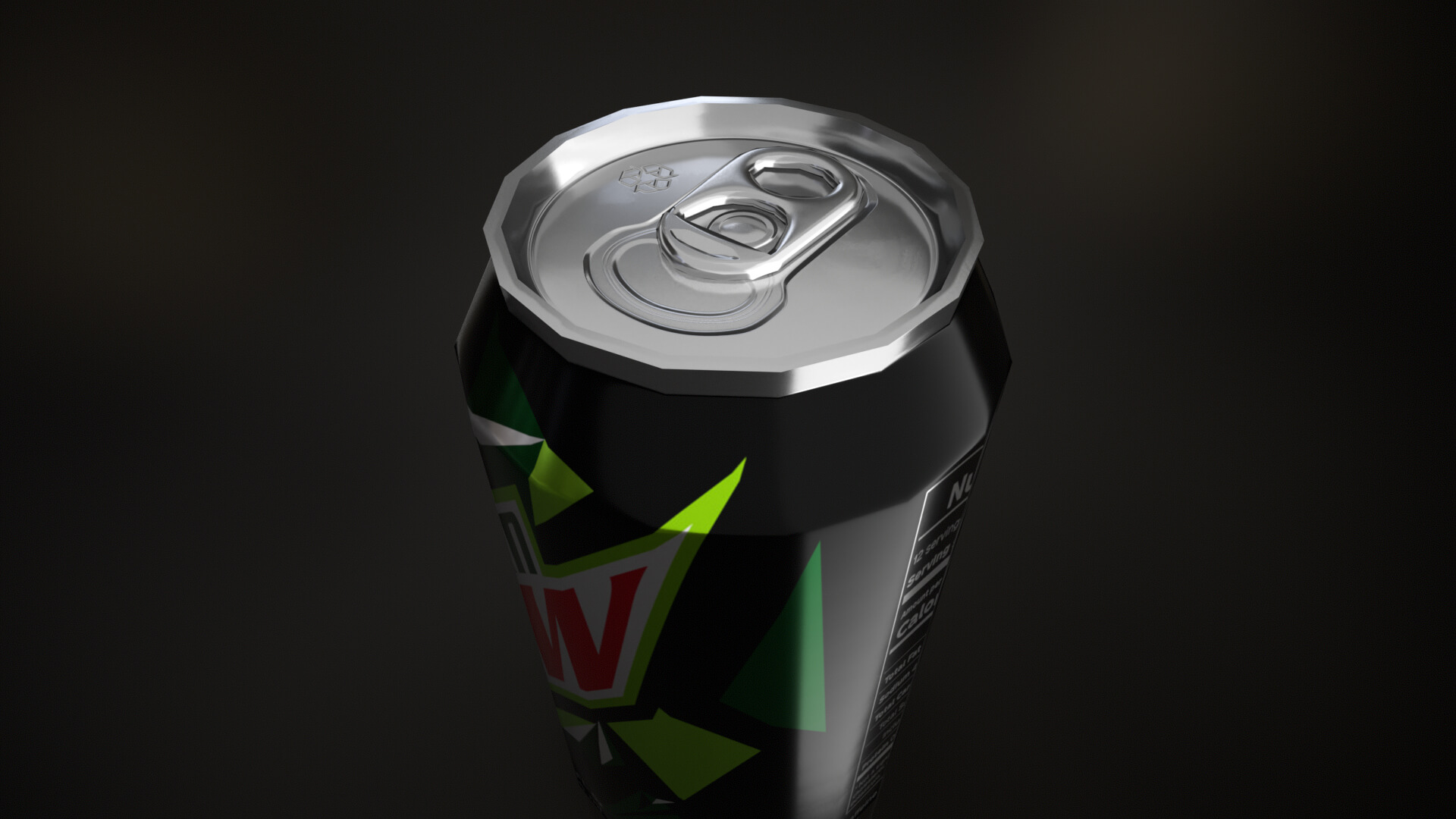 Soda Can - Low Poly - PBR - Game Ready 3D Model by GenghisChron