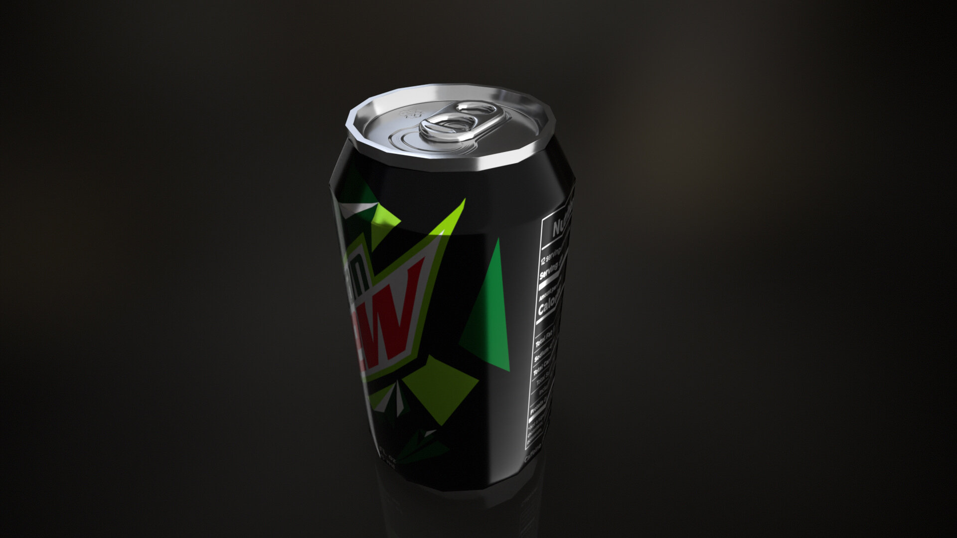 Soda Can - Low Poly - PBR - Game Ready 3D Model by GenghisChron