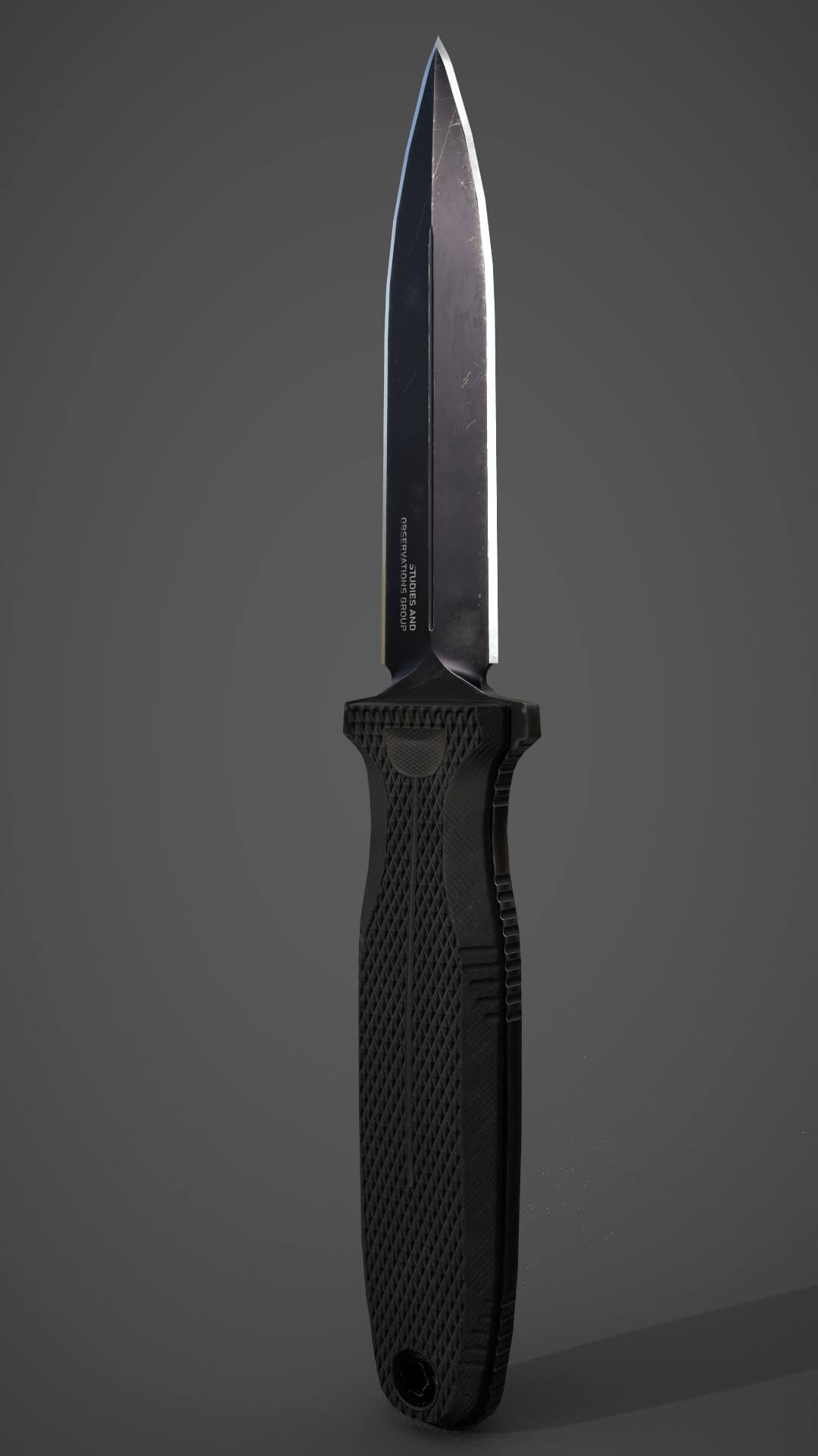 Sog Pentagon Tactical Knife - Low Poly Game Asset 3D Model by GenghisChron