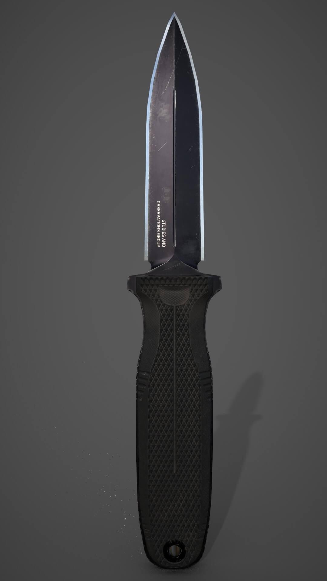 Sog Pentagon Tactical Knife - Low Poly Game Asset 3D Model by GenghisChron