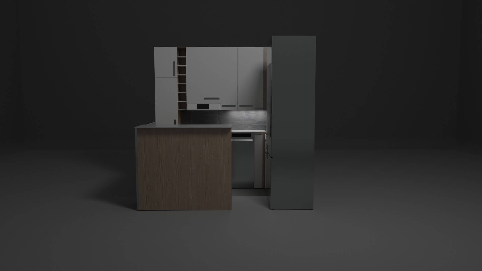 Small and Simple Kitchen - 3D Model by Geometry
