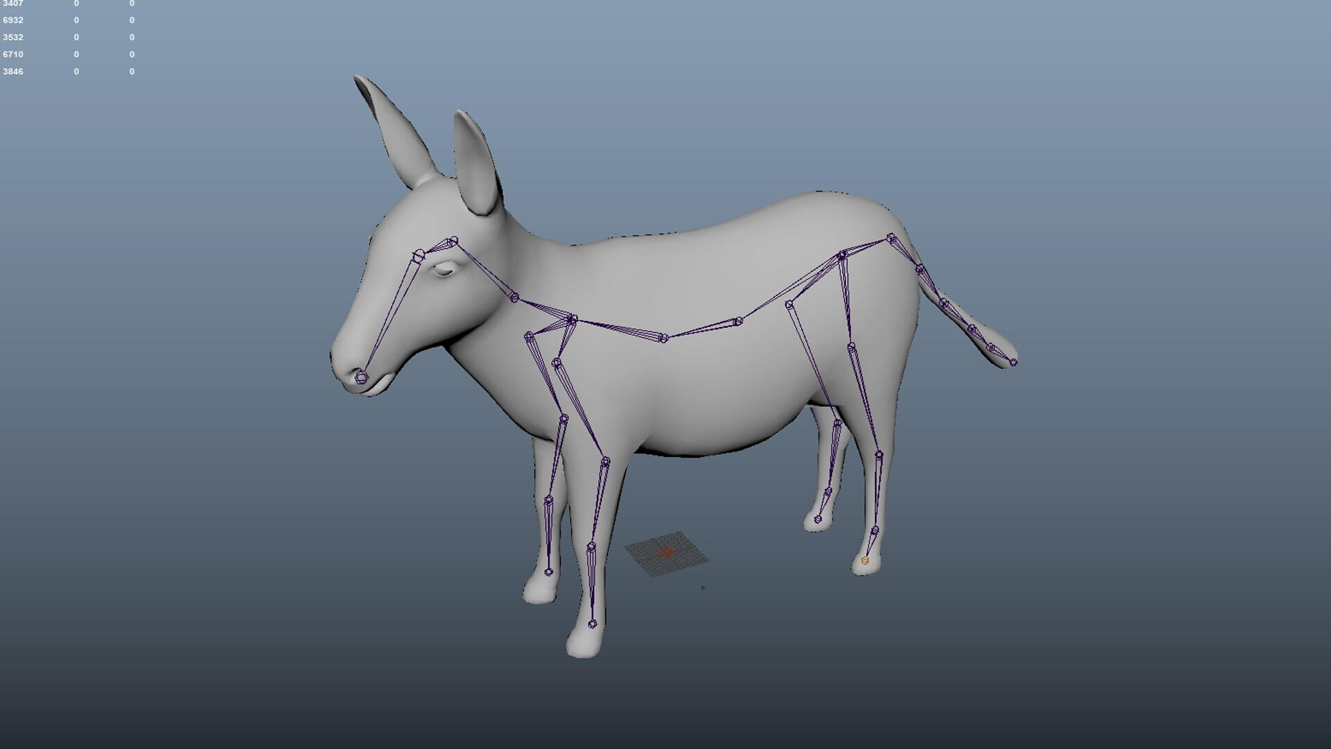 Donkey - 3D Model by george55555