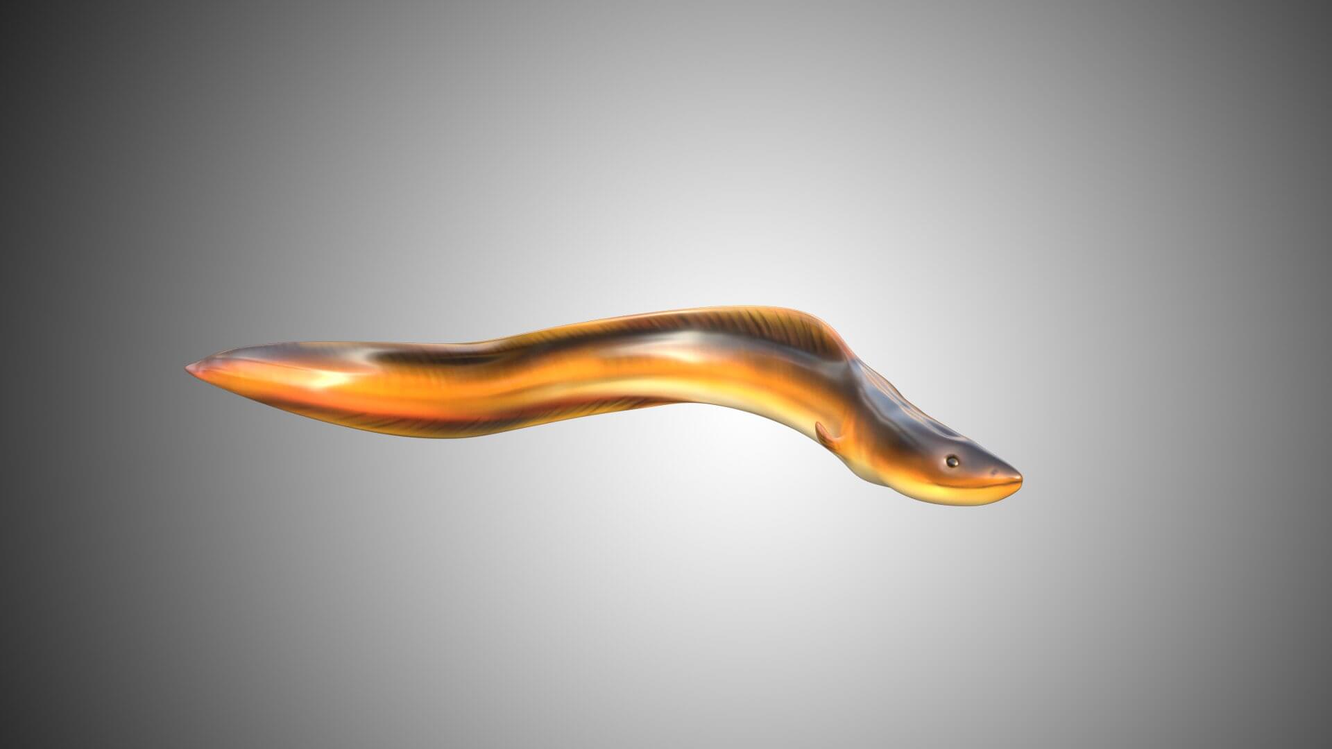 Electric Eel - 3D Model by george55555