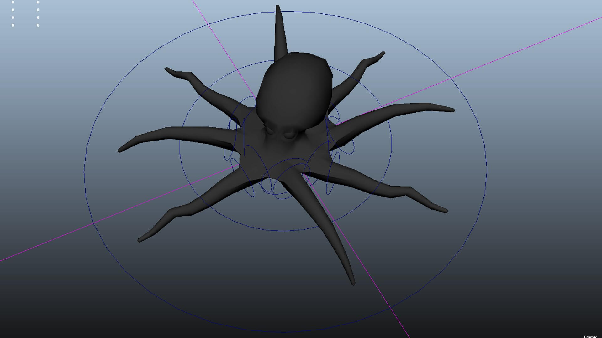 Octopus - 3D Model by george55555