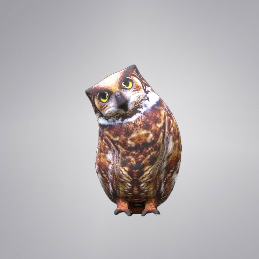 Owl - 3D Model by george55555