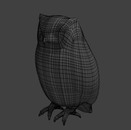 Owl - 3D Model by george55555