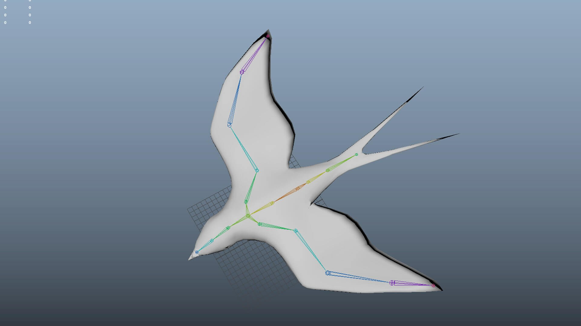 Swallow - 3D Model by george55555