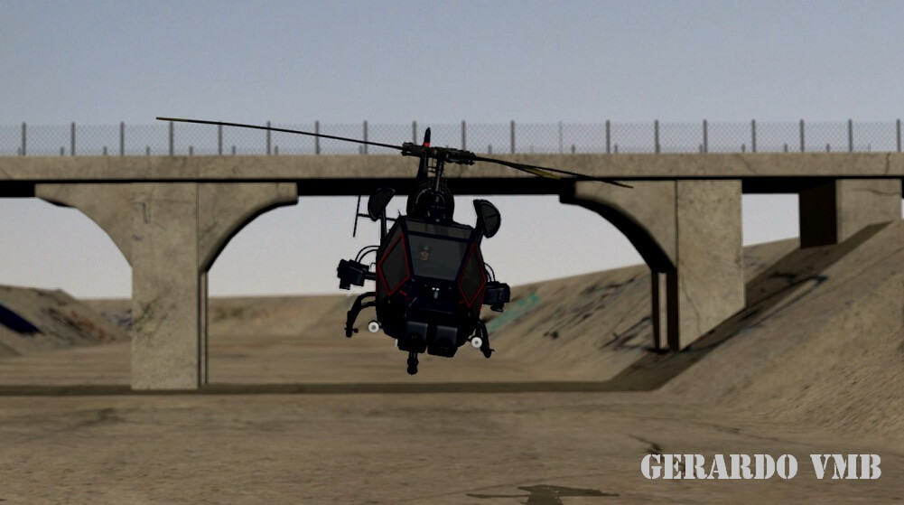 Blue Thunder! 3D Render, Digital Art by gerardo