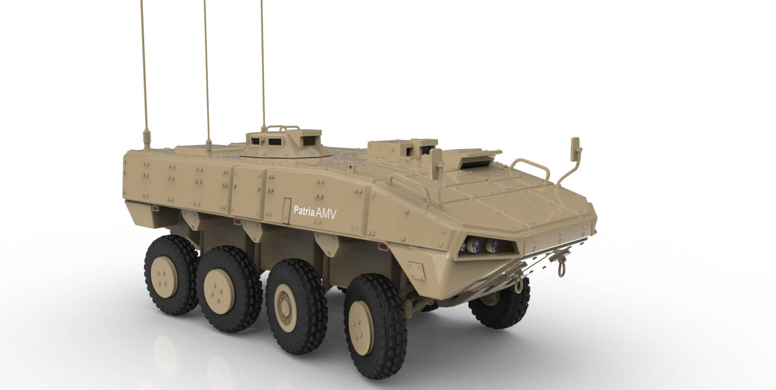 Patria AMV 3D Render, Digital Art by gerardo