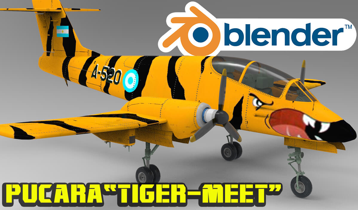 Pucar 3D Render, Digital Art by gerardo