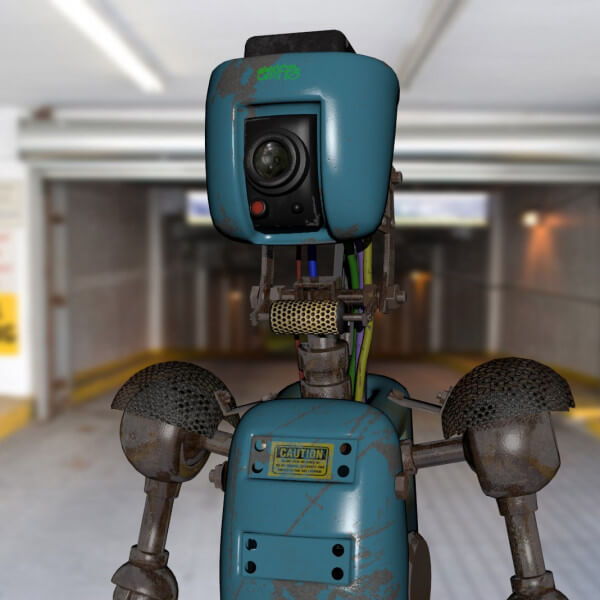 Robotic Metal Cabra 3D Render | RenderHub Gallery