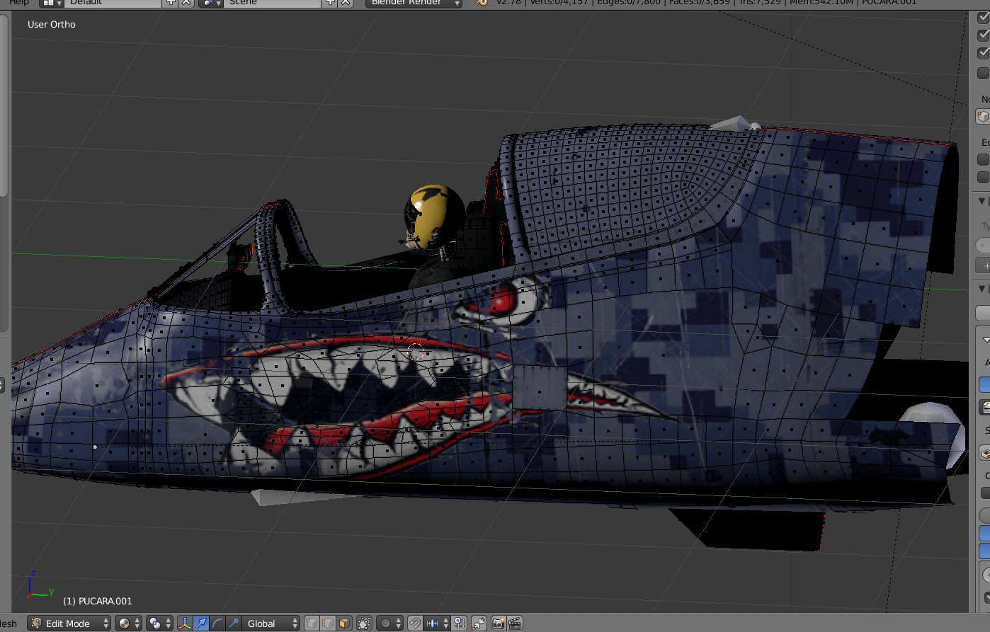 Skeleton Pilot 3D Render | RenderHub Gallery