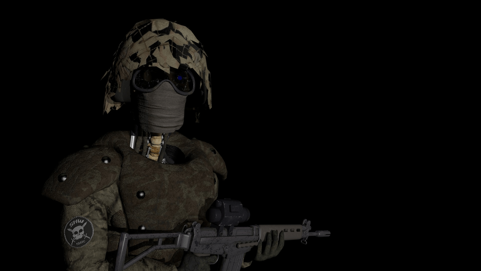 Skeleton-warrior 2.0 3D Render | RenderHub Gallery