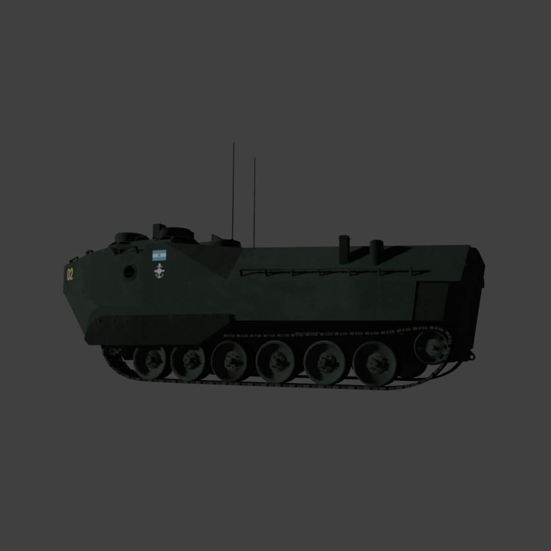Lvtp-7 (Vao) Malvinas 1982 3D Model by gerardo
