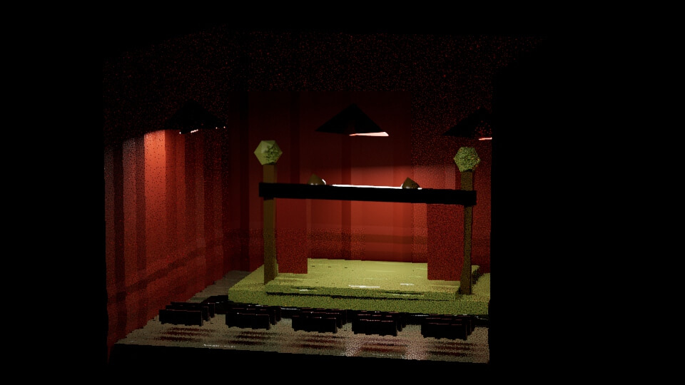 Theater 3D Render, Digital Art by germanmaria