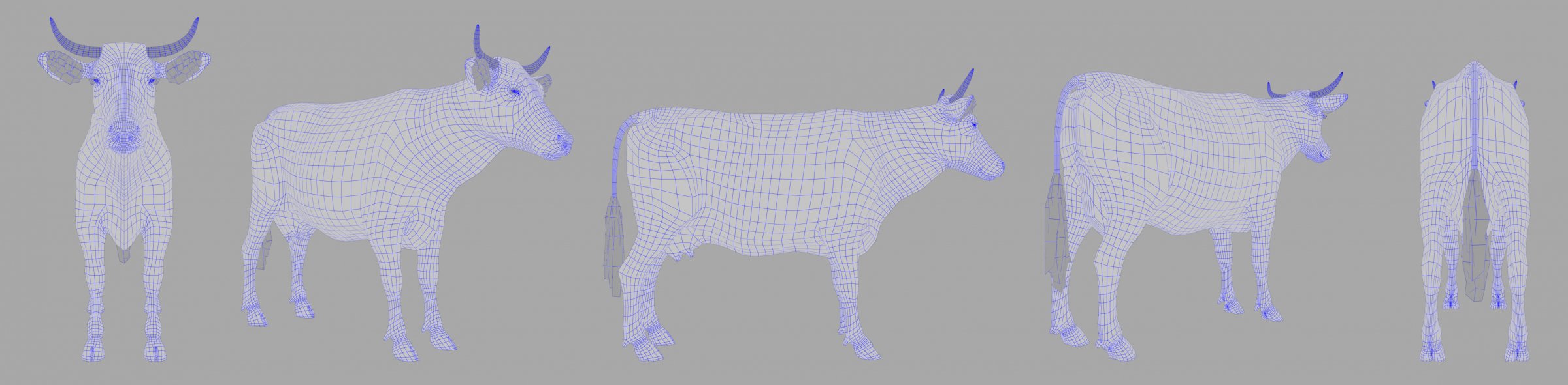 Cattle - 3D Model by Gespenst