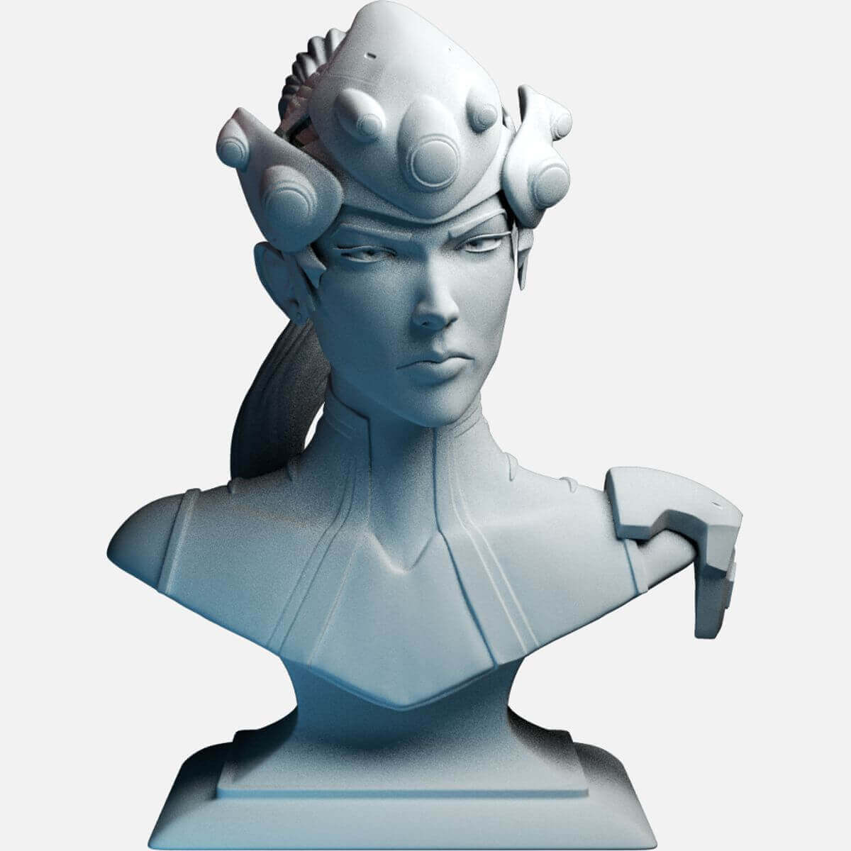 Widowmaker Bust - 3D Model by Gespenst