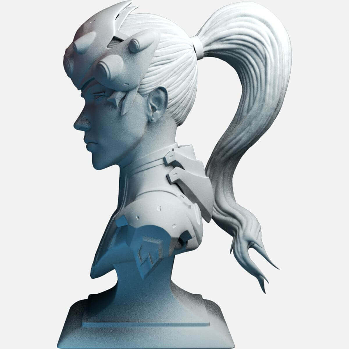 Widowmaker Bust - 3D Print Model by Gespenst