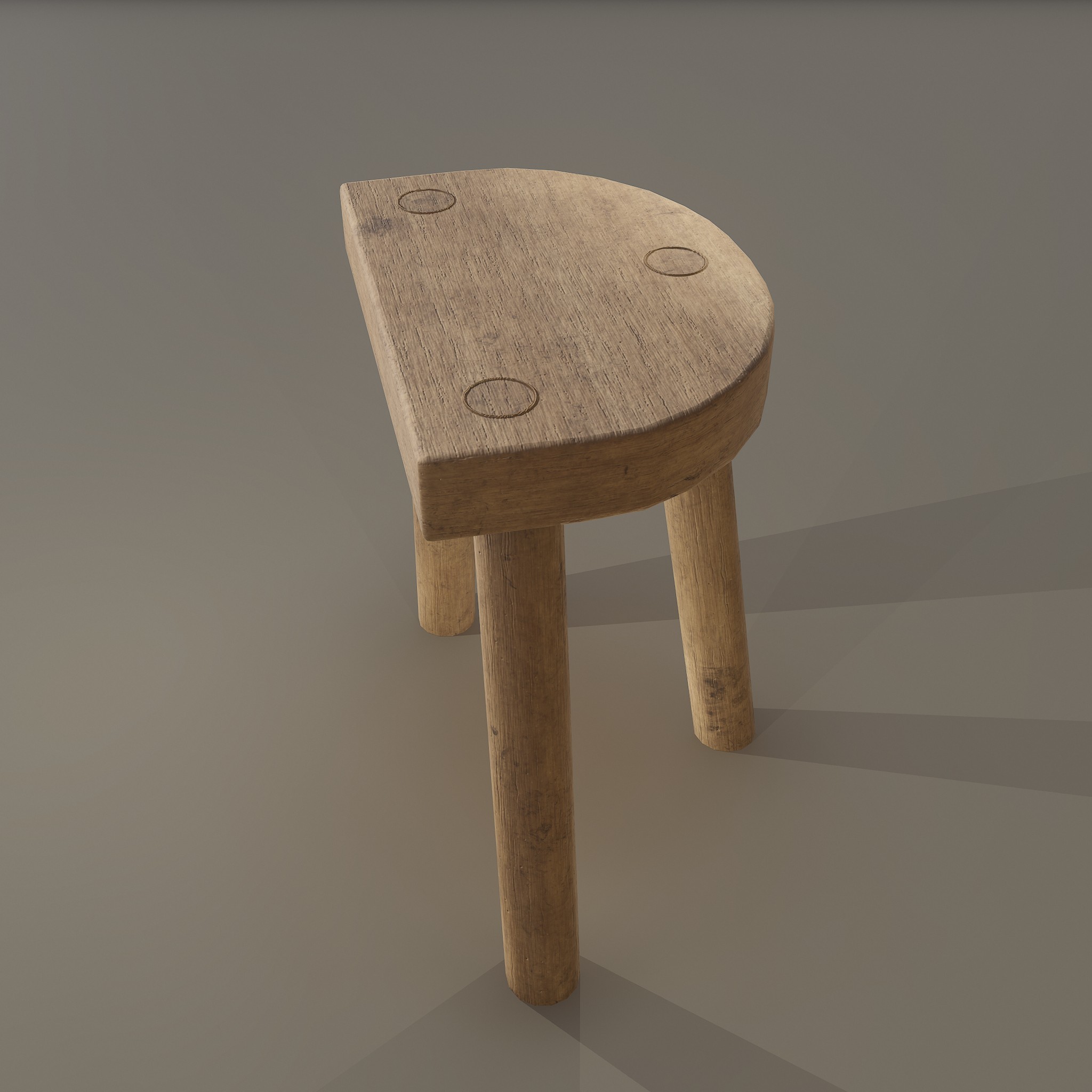 3-Legged Stool Free 3D Model by Get Dead Entertainment