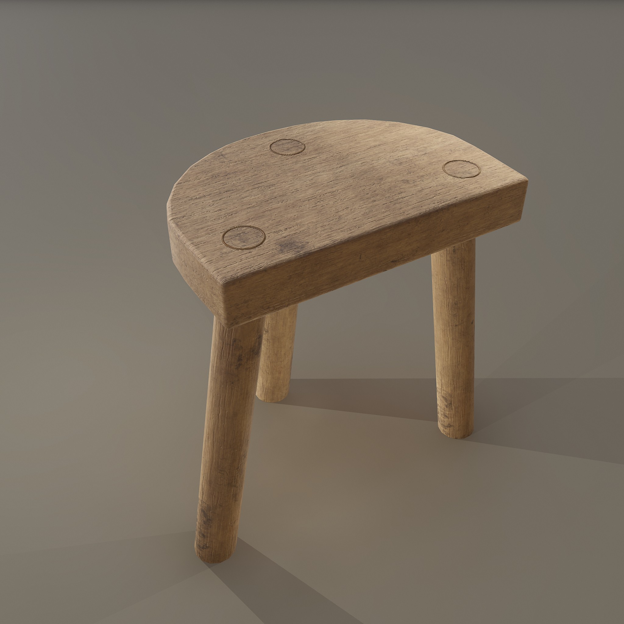 3-Legged Stool Free 3D Model by Get Dead Entertainment