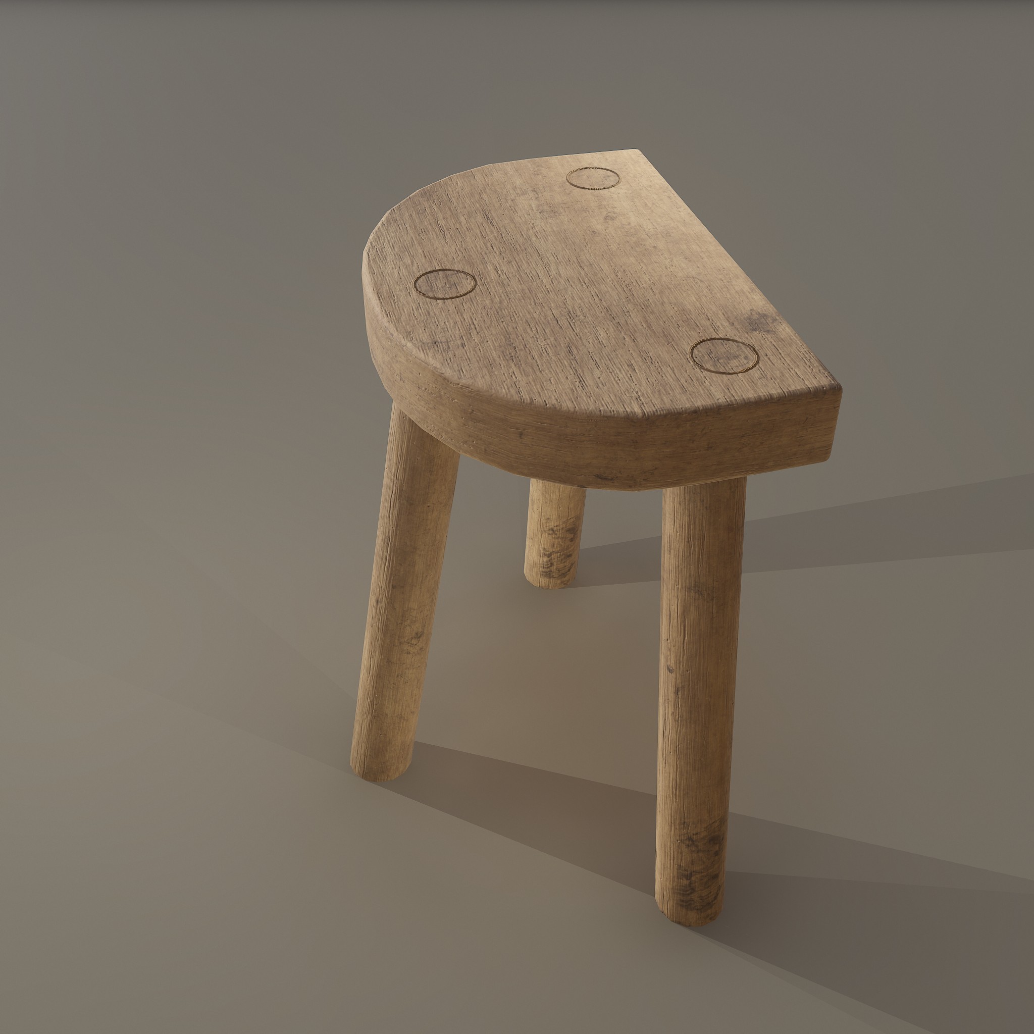 3-Legged Stool Free 3D Model by Get Dead Entertainment