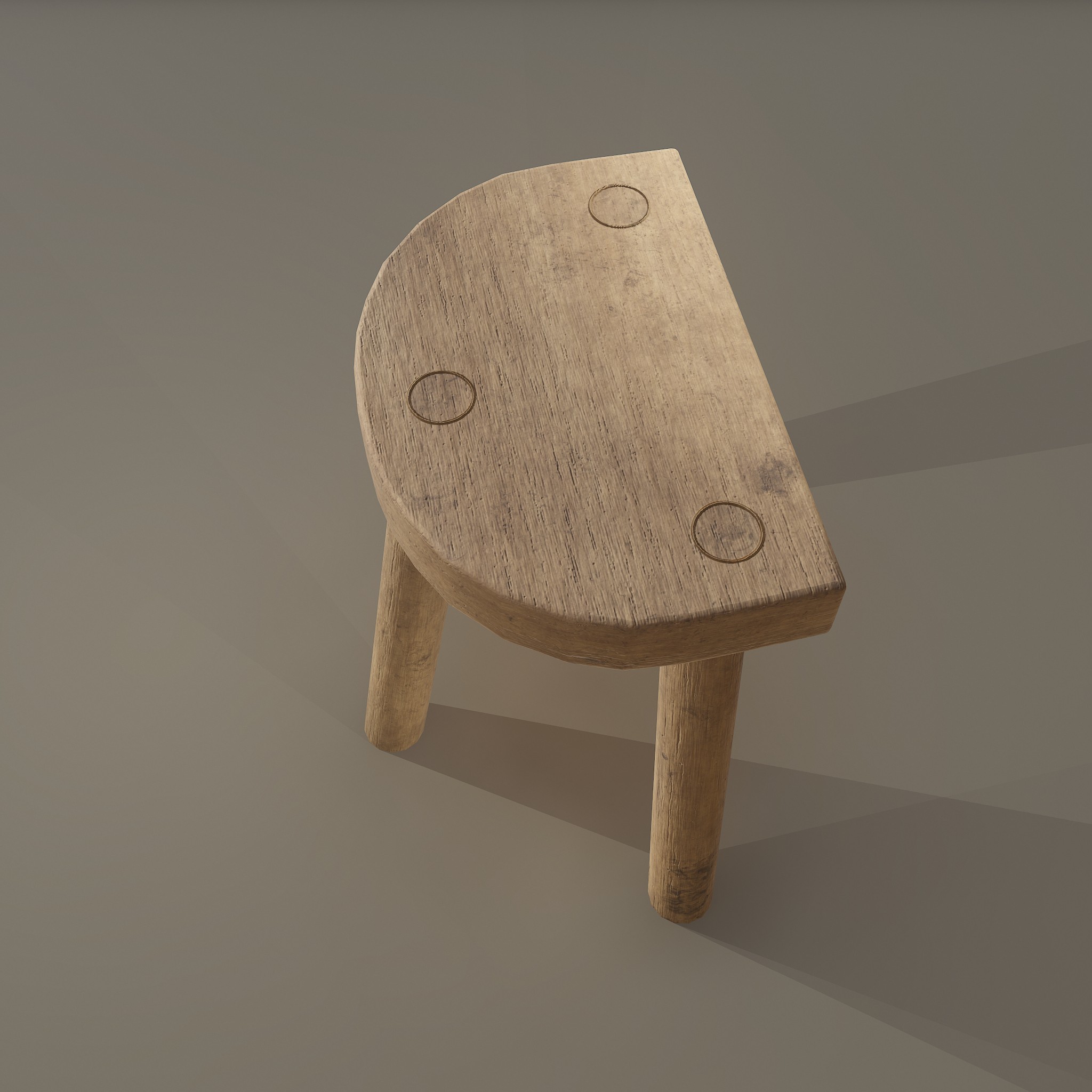3-Legged Stool Free 3D Model by Get Dead Entertainment