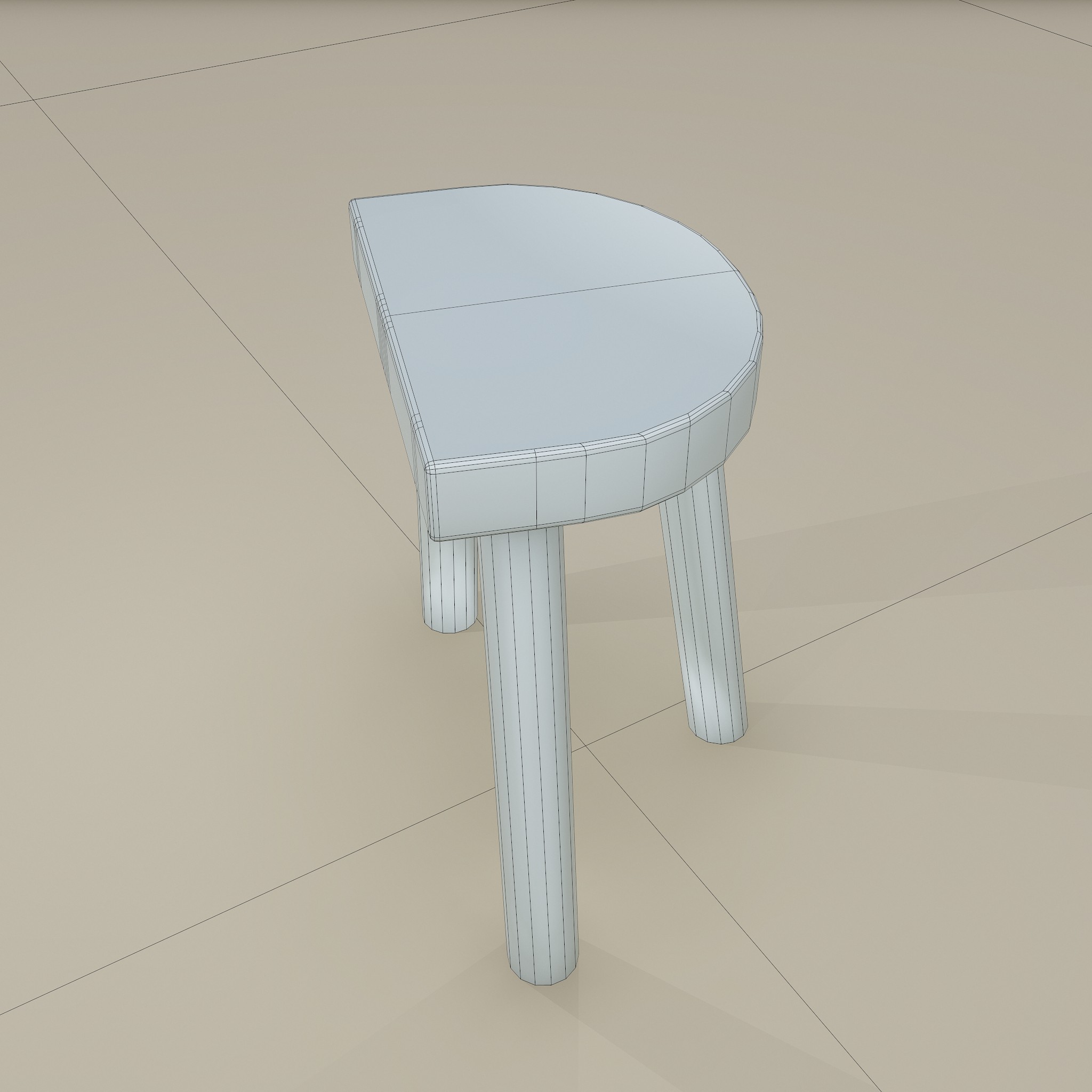 3-Legged Stool Free 3D Model by Get Dead Entertainment