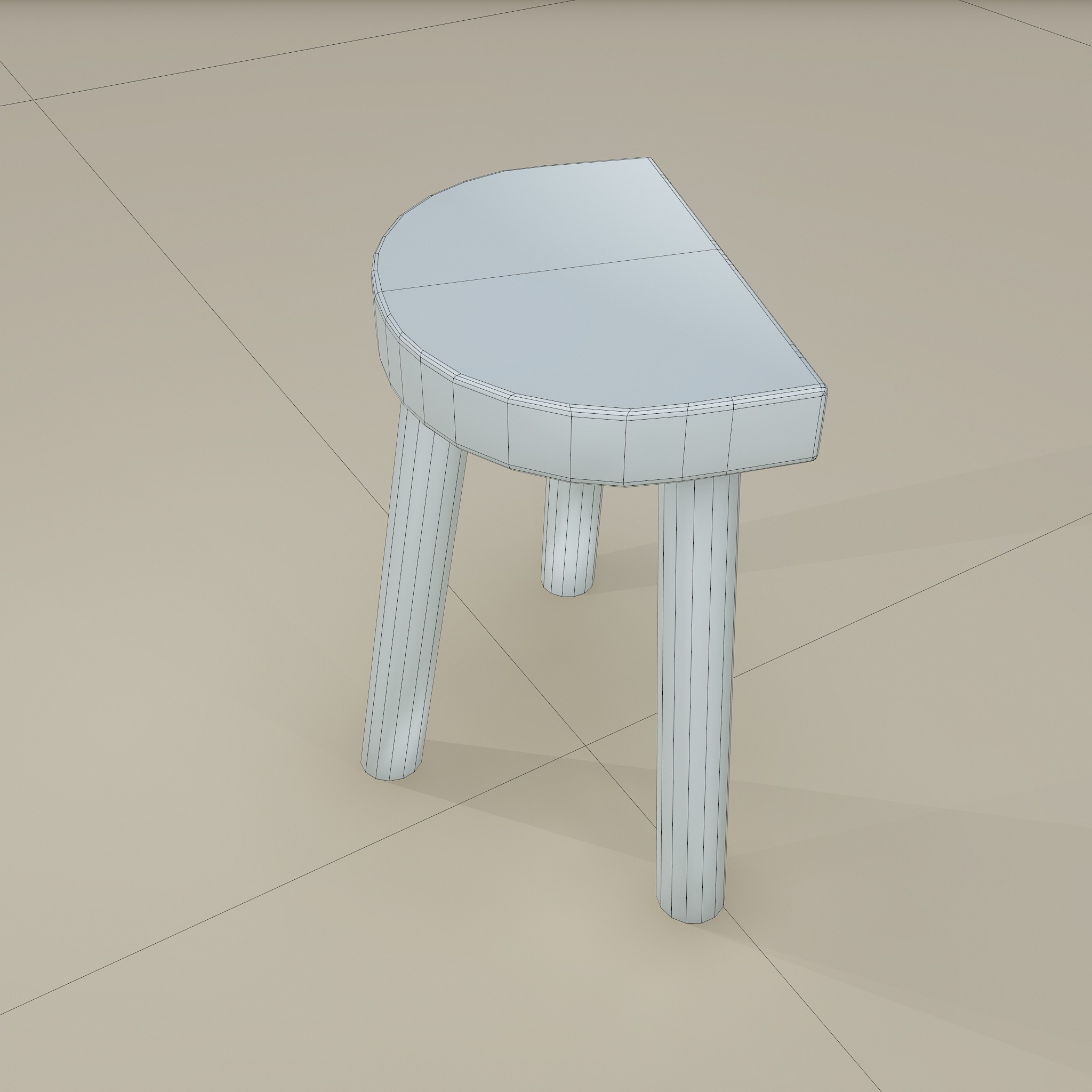3-Legged Stool Free 3D Model by Get Dead Entertainment