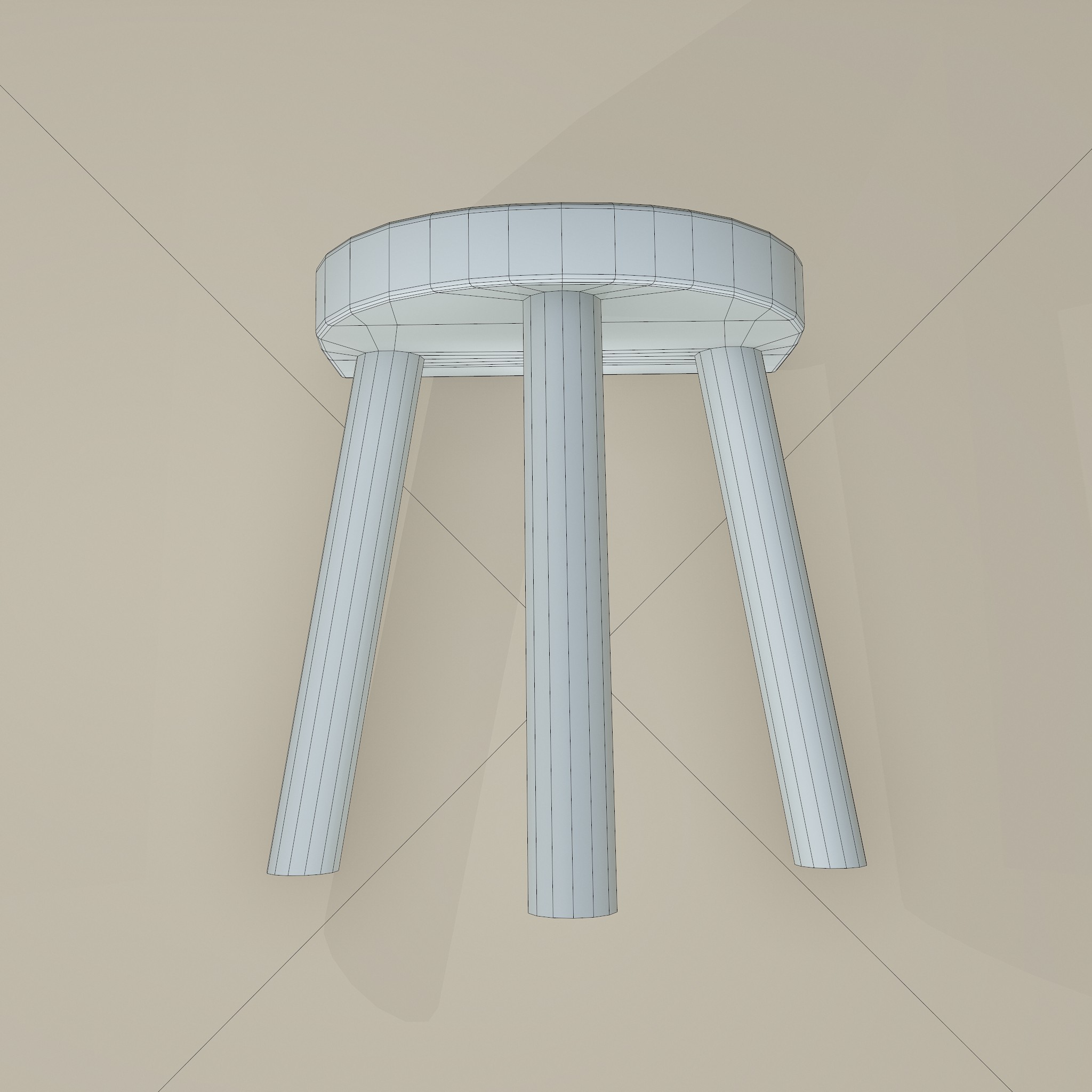 3-Legged Stool Free 3D Model by Get Dead Entertainment