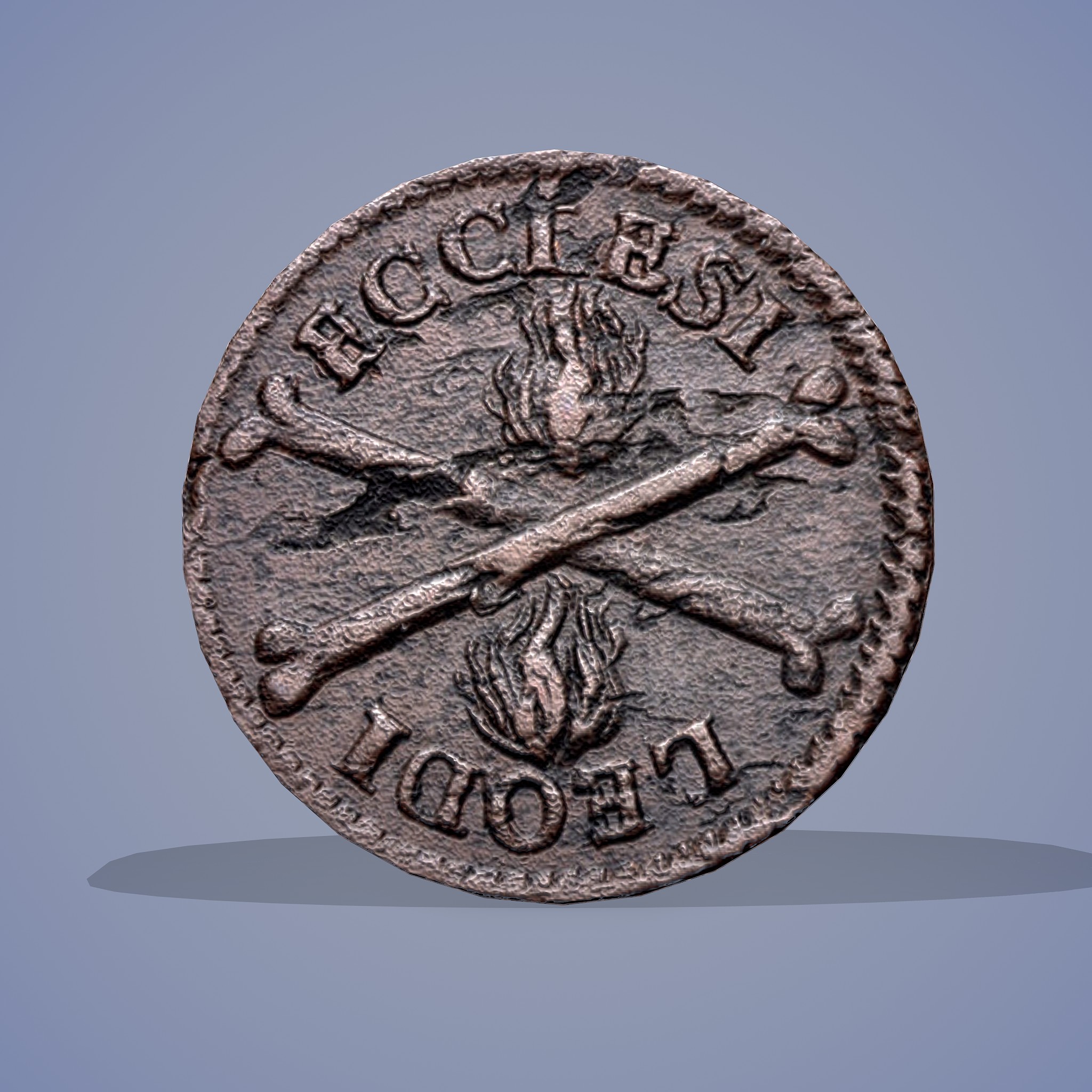 Ancient Medieval Coin - 3D Model by Get Dead Entertainment