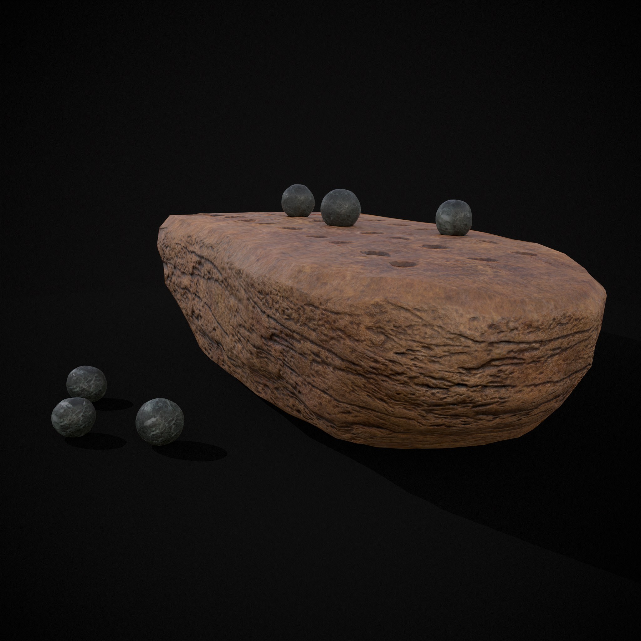 Ancient Stone Game - 3D Model by Get Dead Entertainment