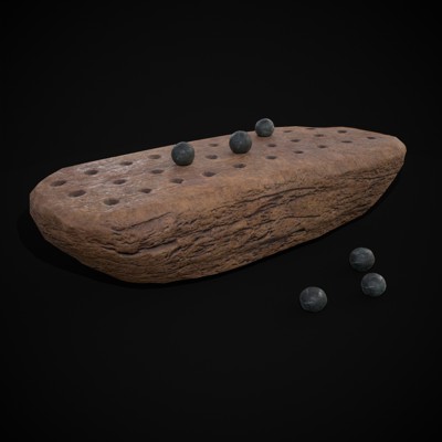 Ancient Stone Game - 3D Model by Get Dead Entertainment