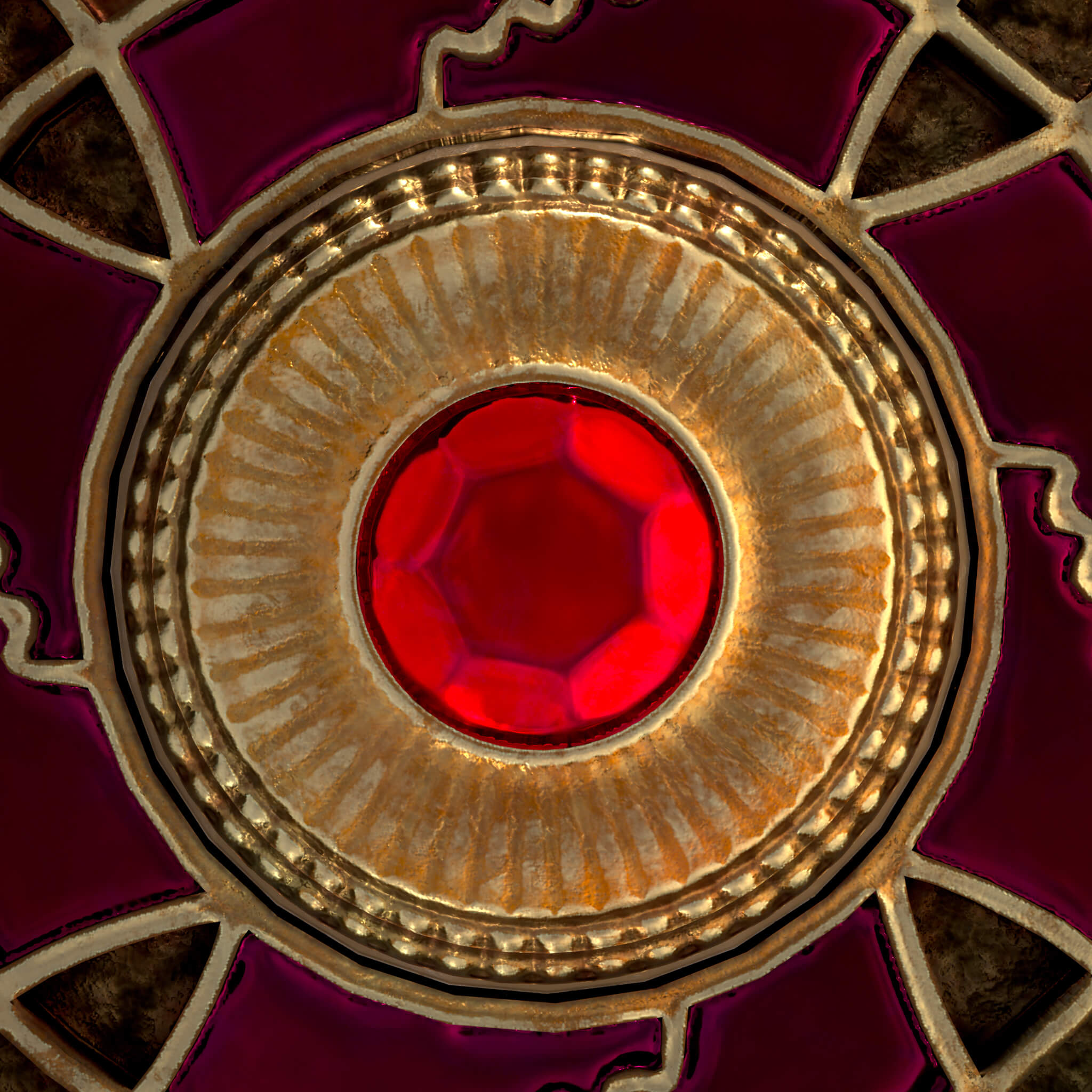 Anglo Saxon Brooch - 3D Model by Get Dead Entertainment